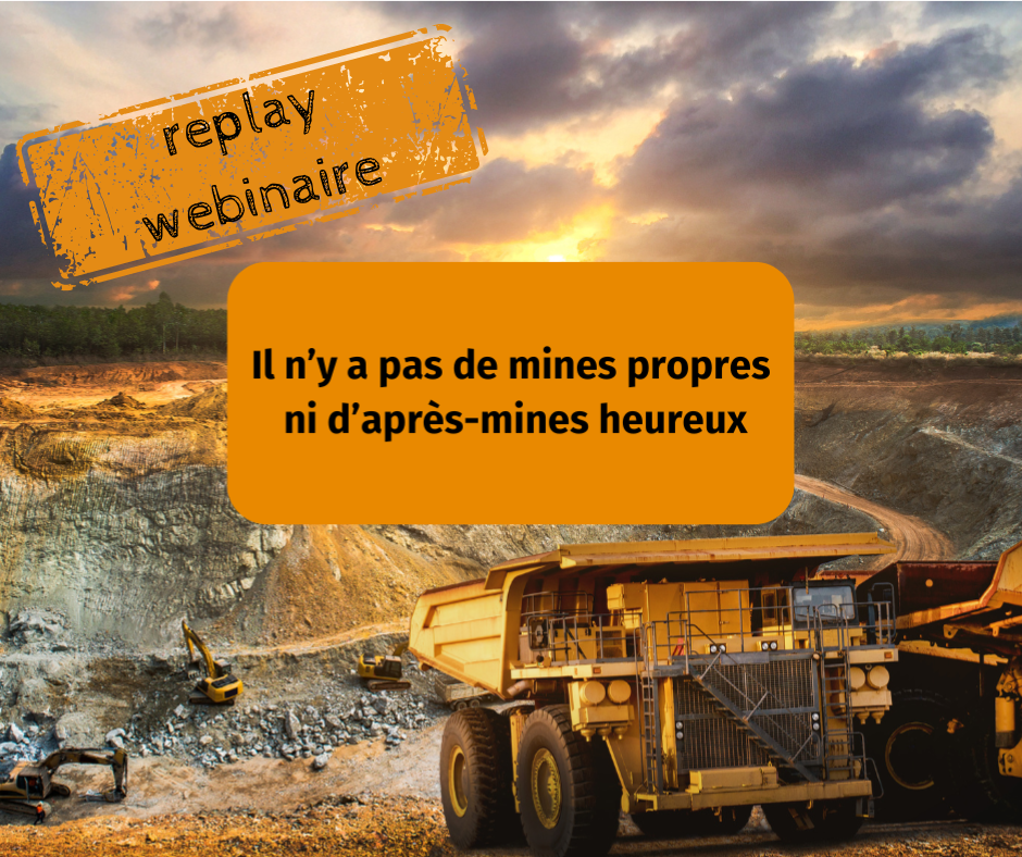 replay | webinaire sur les projets miniers dans l'Ouest | Eau et ...